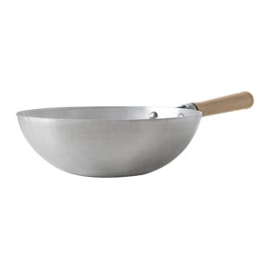 nordic ware naturals aluminum cookware, 10-inch, spun wok