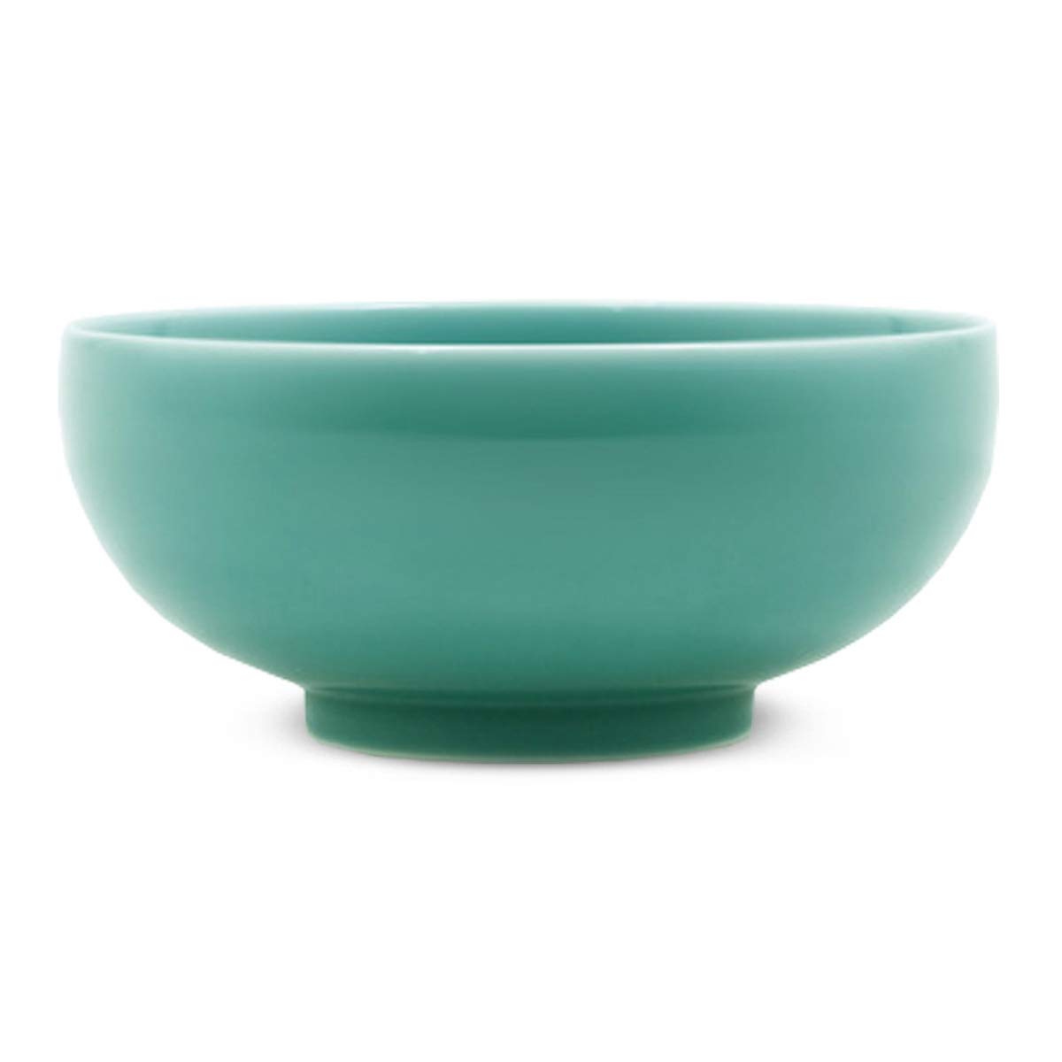 Hakusan Porcelain 6-inch Shallow Noodle Rice Bowl, Celadon, Φ7.1 x 3.1 inches (18 x 8 cm), 42.2 fl oz (1250 ml), Hasami Ware, Made in Japan hakusan porcelain