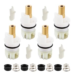 rp25513 faucet stem assembly, replacement kit for two handle faucet repair kit, includes rp4993 seats and springs, 4 pack