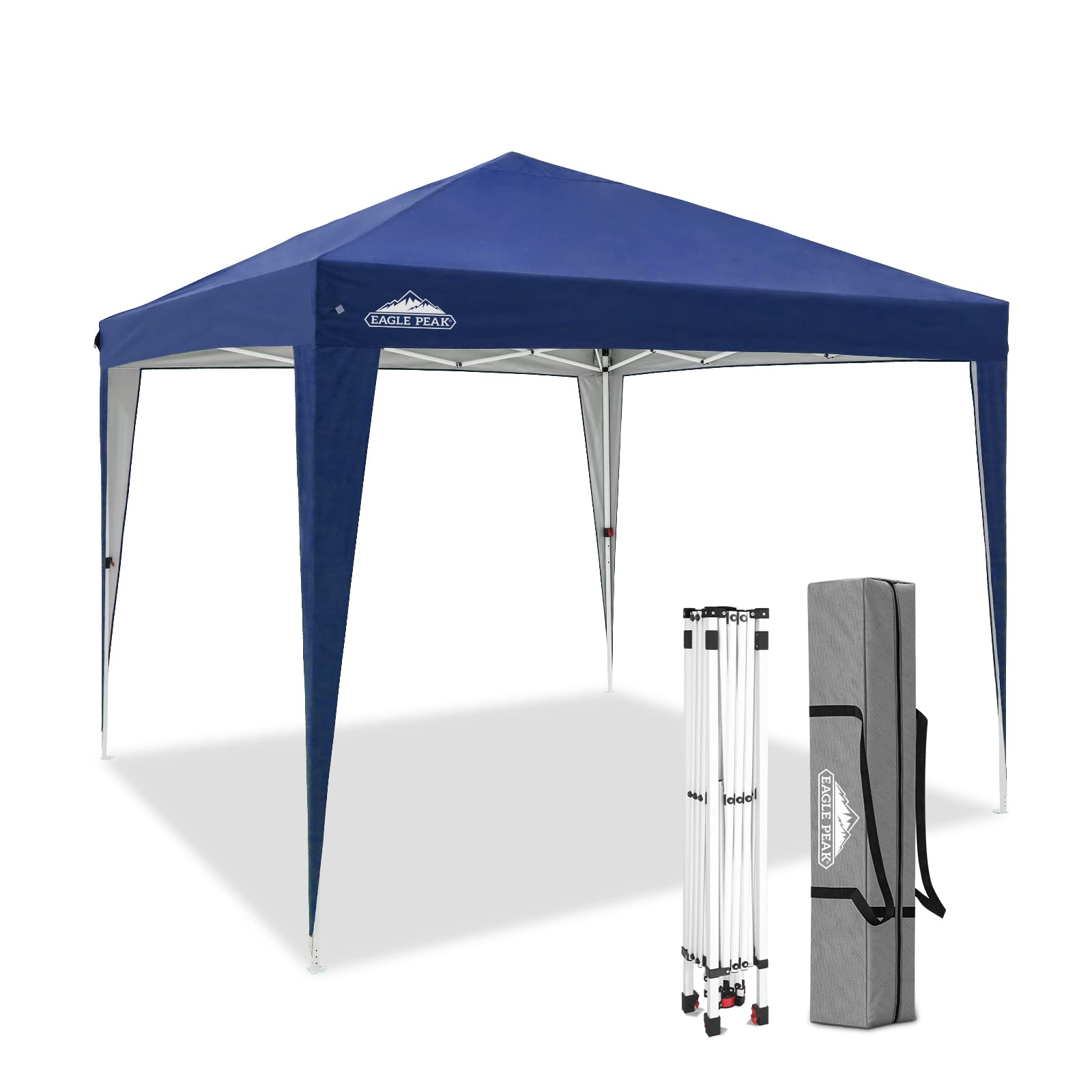 EAGLE PEAK Straight Leg Canopy (10' x 10' Sun Shelter, Dark Blue)