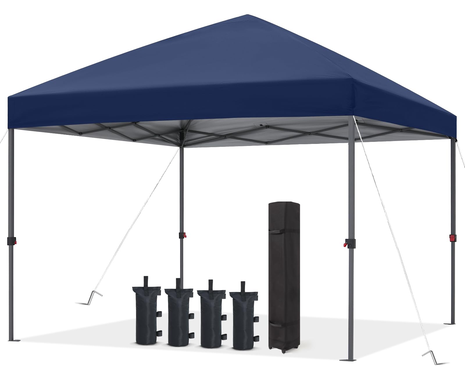 ABCCANOPY Outdoor Easy Pop up Canopy Tent 10X10, Navy Blue