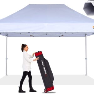 ABCCANOPY Commercial Pop Up Canopy Tent 10x15 Premium-Series, White