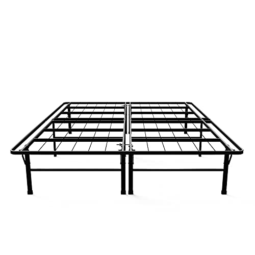 ZINUS SmartBase Heavy Duty Mattress Foundation / 14 Inch Metal Platform Bed Frame / No Box Spring Needed / Sturdy Steel Frame / Underbed Storage, King