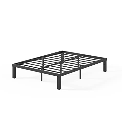 ZINUS Luis 14 Inch QuickLock Metal Platform Bed Frame / Mattress Foundation with Steel Slat Support / No Box Spring Needed / Easy Assembly, King