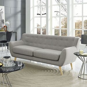 Allora Fabric Sofa in Light Gray