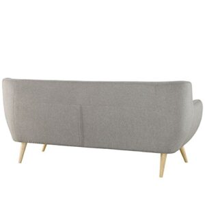 Allora Fabric Sofa in Light Gray