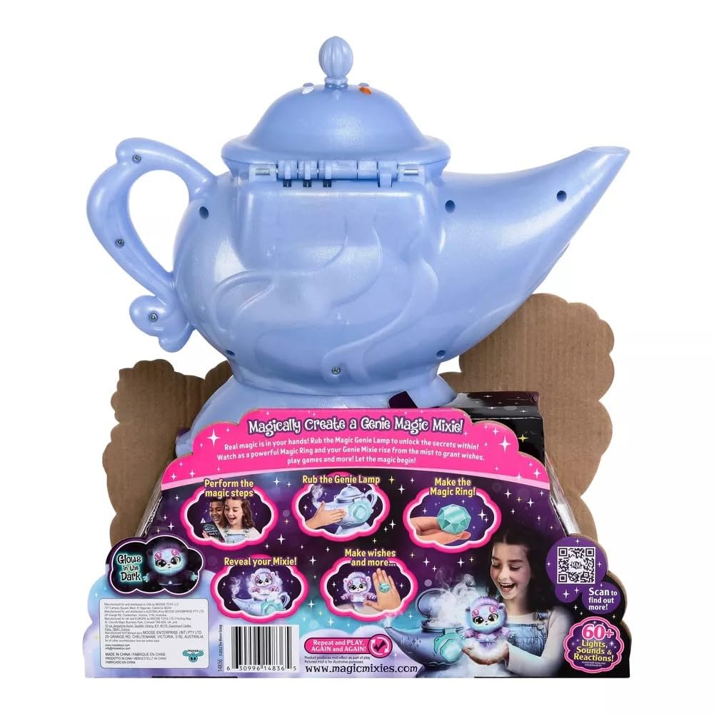 Magic Mixies Glow in The Dark Magic Genie Lamp - Starlight Magic Plus A Magical Mist Refill Pack for Magic Genie Lamp Bundle