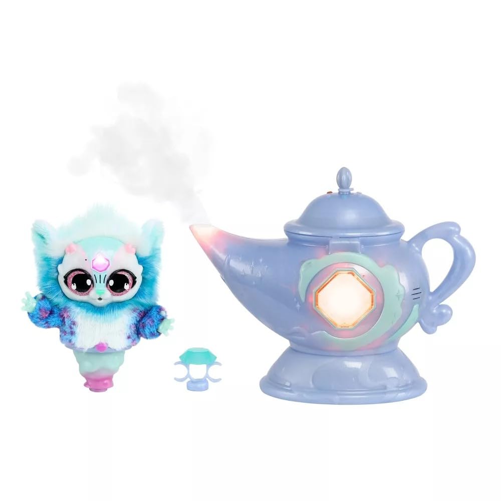 Magic Mixies Glow in The Dark Magic Genie Lamp - Starlight Magic Plus A Magical Mist Refill Pack for Magic Genie Lamp Bundle