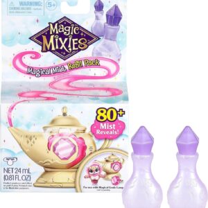 Magic Mixies Glow in The Dark Magic Genie Lamp - Starlight Magic Plus A Magical Mist Refill Pack for Magic Genie Lamp Bundle