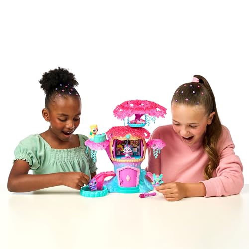 Magic Mixies Mixlings Magic Light-Up Treehouse with Magic Room Reveal and Exclusive Glow Magic Mixling and Wand | Amazon Exclusive