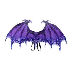 fancyes dragon costume dinosaur wings gift toy decoration pretend play birthday dragon wing photo props non woven fabric carnival nightclub creative, purple