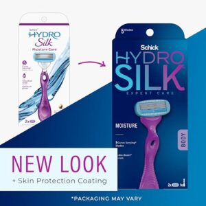 Schick Hydro Silk Razor for Women With 2 Moisturizing Blade Refills