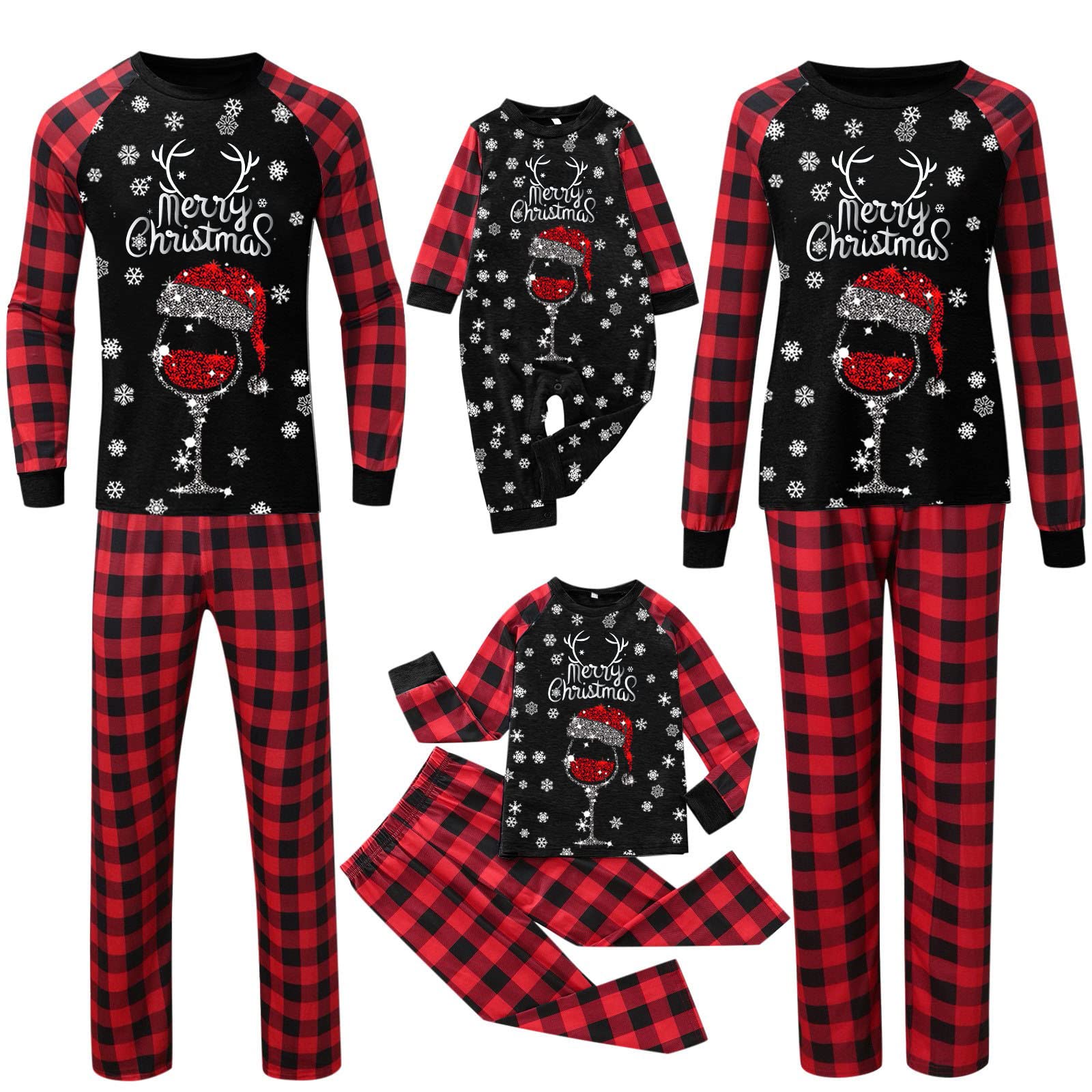 CHUOAND Matching Family Pajamas Sets Christmas,refunds on my account,stuff for one cent,sale,discount - low to highwomen's fashion,sale items clearance,cheap tank tops for women under 5 dollars