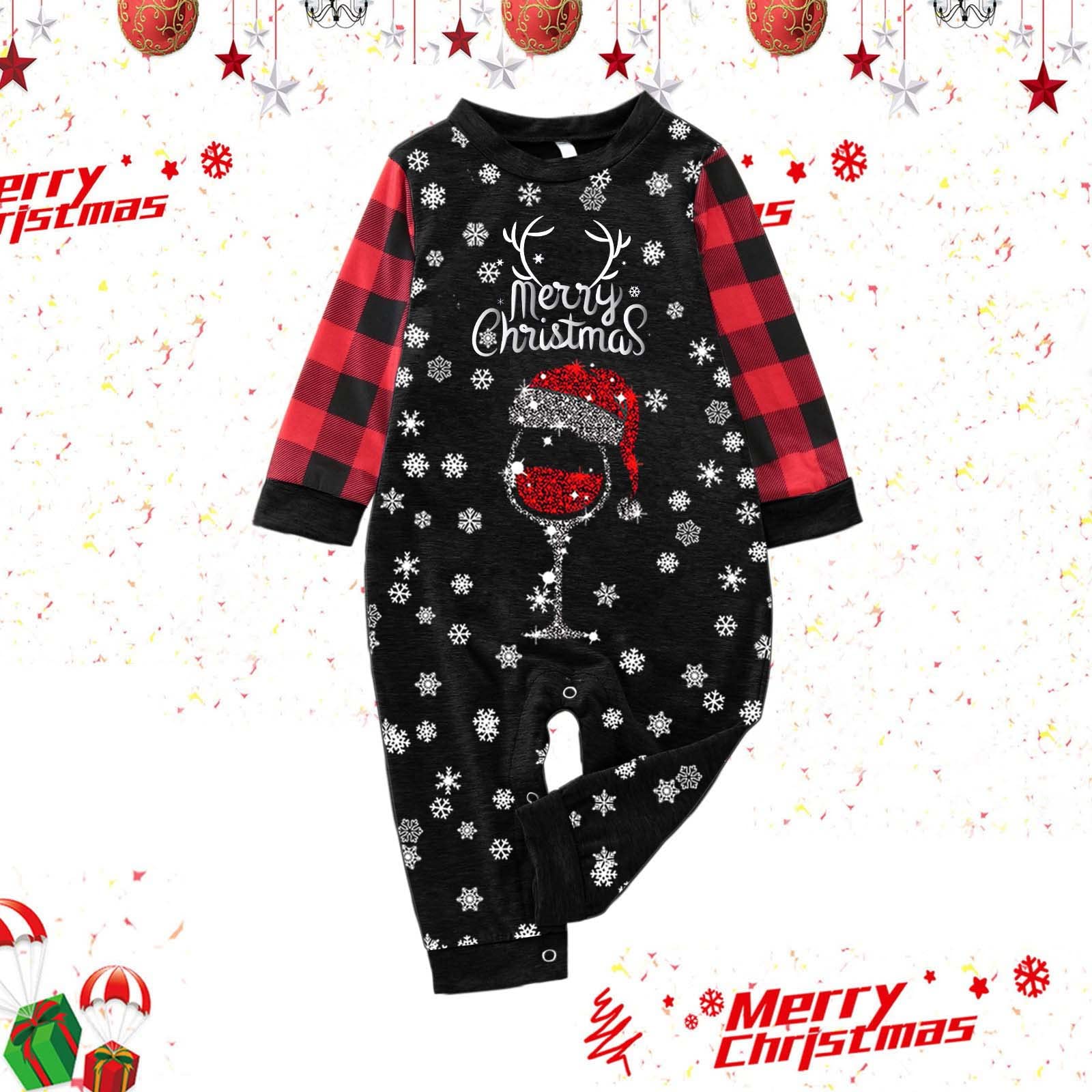 CHUOAND Matching Family Pajamas Sets Christmas,refunds on my account,stuff for one cent,sale,discount - low to highwomen's fashion,sale items clearance,cheap tank tops for women under 5 dollars