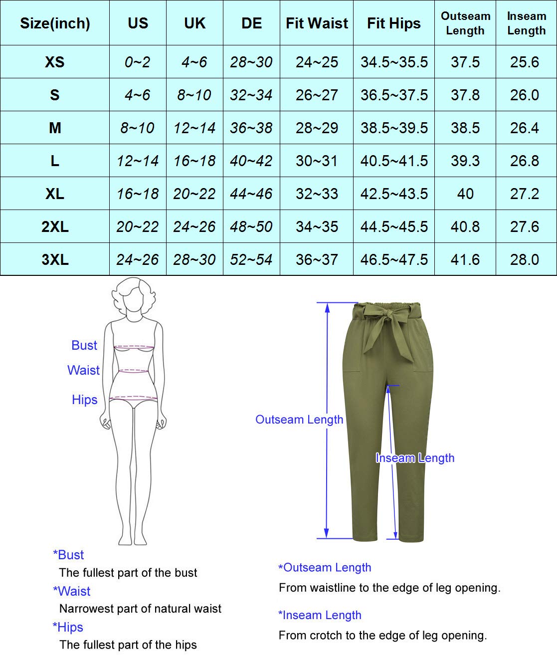 GRACE KARIN Womens Pants 2024 Work Business High Waisted Casual Dress Flowy Trousers Ginger