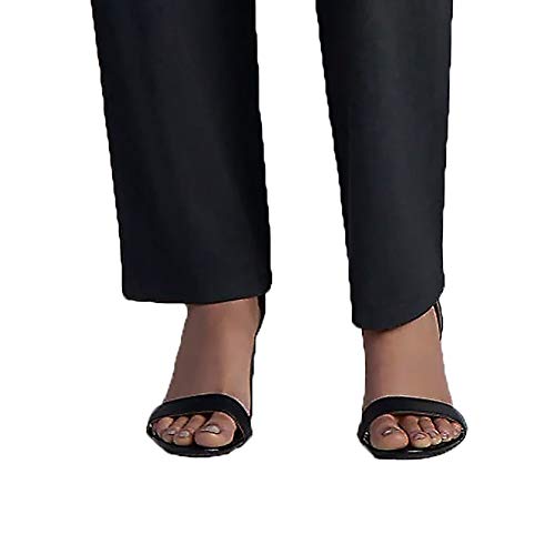 Lee Women's Relaxed Fit All Day Straight Leg Pant Charcoal Heather 12 Long