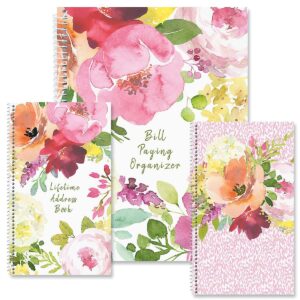 Current When Flowers Speak Password Pin Keeper - Softcover; 5" x 8", 100-pages; Password Journal Organizer