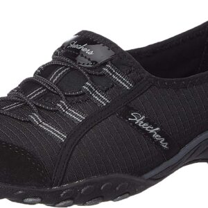 Skechers Sport Women's Breathe Easy Allure Fashion Sneaker,Black,10 M US