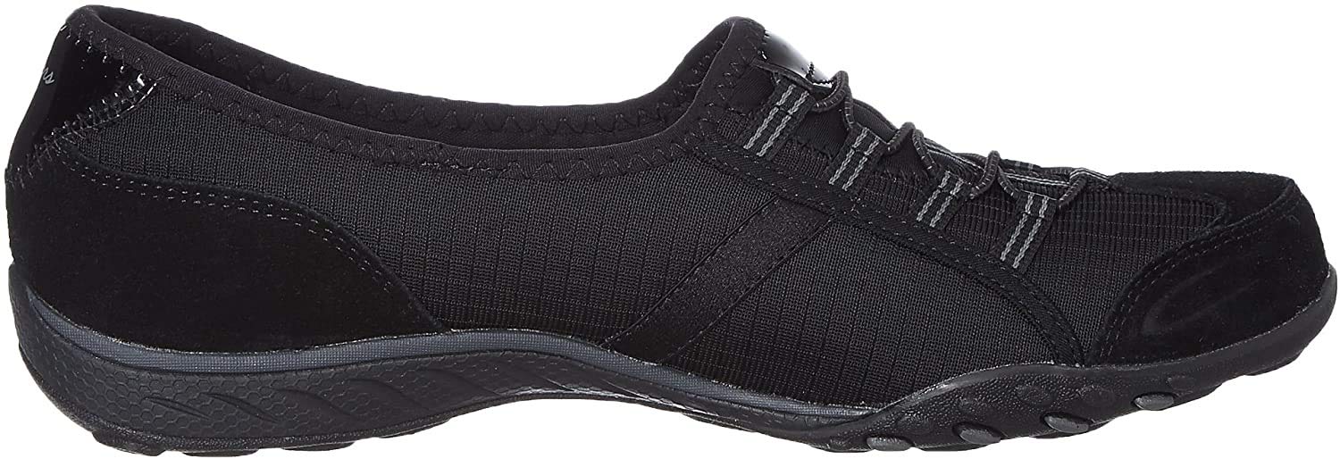 Skechers Sport Women's Breathe Easy Allure Fashion Sneaker,Black,10 M US