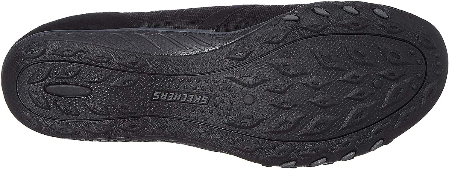 Skechers Sport Women's Breathe Easy Allure Fashion Sneaker,Black,10 M US