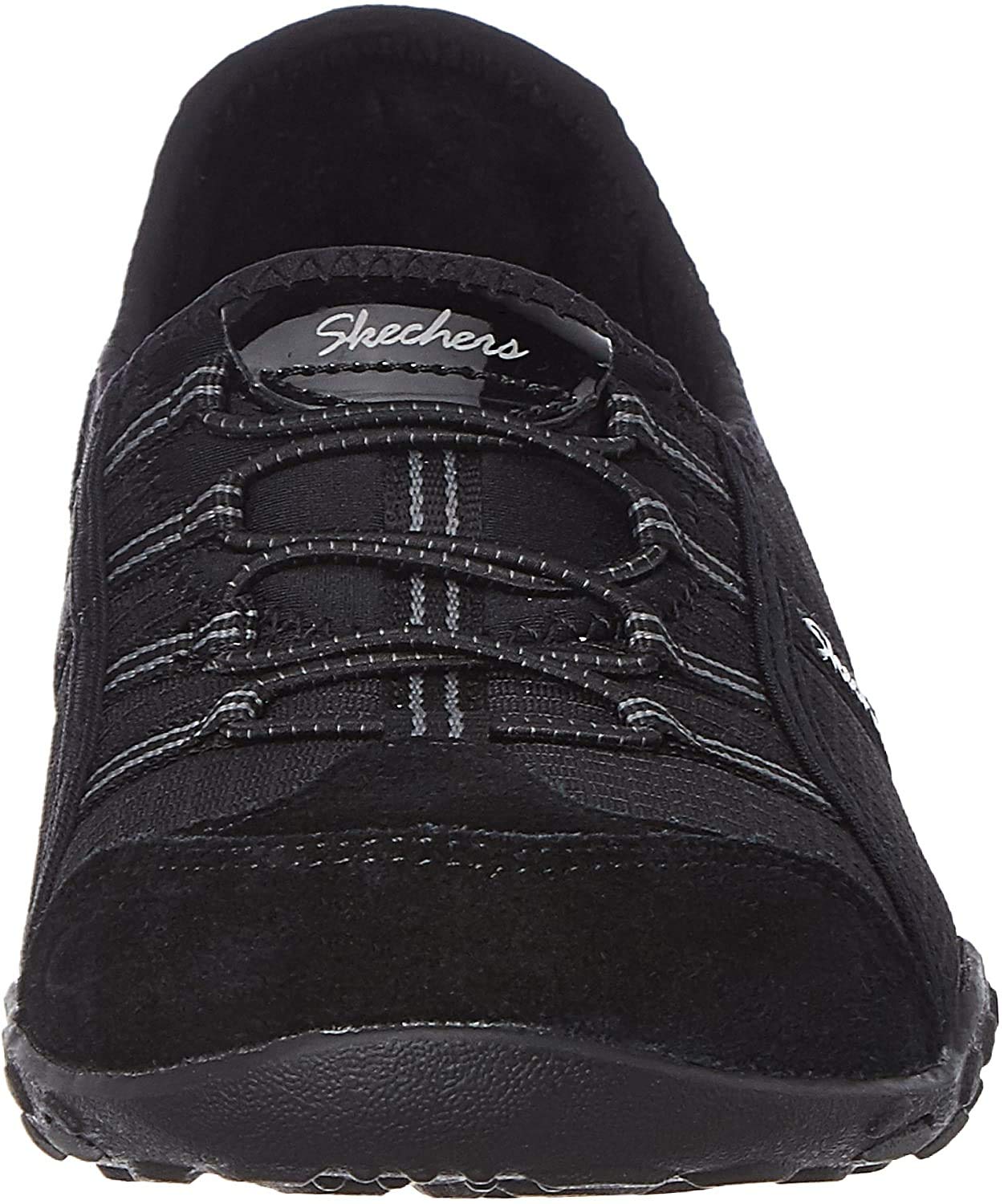 Skechers Sport Women's Breathe Easy Allure Fashion Sneaker,Black,10 M US