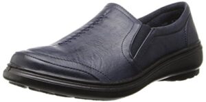 easy street ultimate womens slip on 7 bm us navy