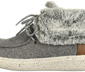 Skechers BOBS Women's 113446 Sneaker, Grey, 8.5