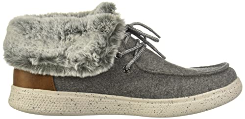 Skechers BOBS Women's 113446 Sneaker, Grey, 8.5