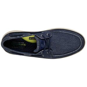 Skechers mens Status 2.0 - Lorano Oxford, Navy, 10.5 US