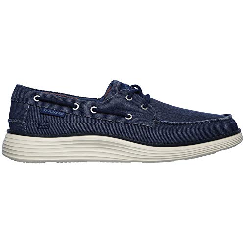 Skechers mens Status 2.0 - Lorano Oxford, Navy, 10.5 US