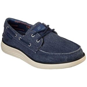 Skechers mens Status 2.0 - Lorano Oxford, Navy, 10.5 US