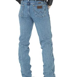 Wrangler Men's Premium Performance Cowboy Cut Slim Fit Jean, Stonewashed, 32W x 36L