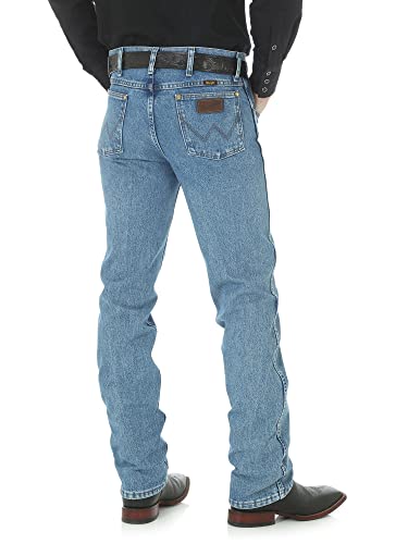 Wrangler Men's Premium Performance Cowboy Cut Slim Fit Jean, Stonewashed, 32W x 36L