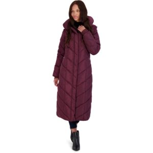 Steve Madden Women's Puffer Coat, Merlot