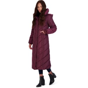 Steve Madden Women's Puffer Coat, Merlot