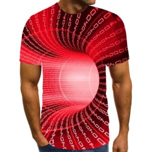 amidoa men's polo shirts clearance men's novelty 3d print t-shirt shirts short sleeve classic fit tees tops trendy going out vacation streetwear 2023 red l