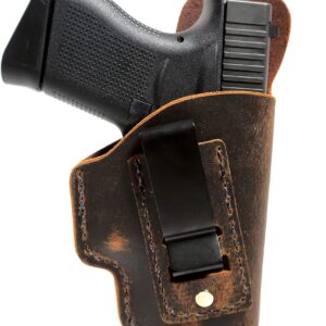 Muddy River Tactical Smith and Wesson SD 9/40 VE - Soft Sided Leather Inside The Waistband (IWB) Concealed Carry Holster- IWB Holster (Right Handed)