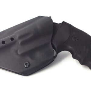 Compatable with Charter Arms Undercover 38 Special .38 Ambidextrous IWB Kydex Holster Inside Waistband Concealed Carry Holster Made in USA (Black)