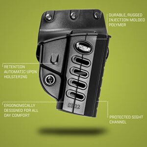 Fobus SR22BH Concealed Carry OWB Belt Holster for Ruger SR22, Right Handed