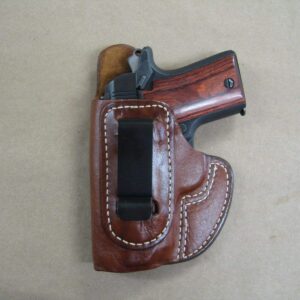 Azula Gun Holsters IWB in The Waist Band Leather Concealed Carry Holster for Raven Arms 25 MP-25 Pistol TAN Left Hand