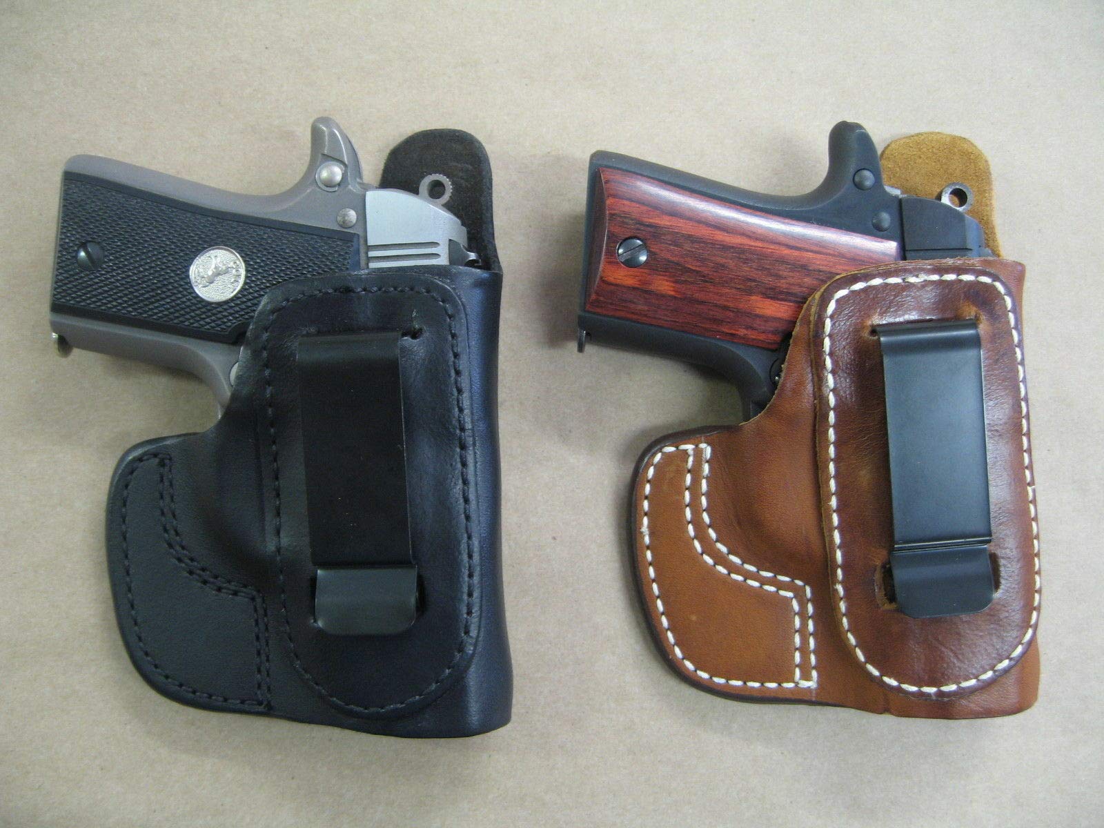 Azula Gun Holsters IWB in The Waist Band Leather Concealed Carry Holster for Raven Arms 25 MP-25 Pistol TAN Left Hand