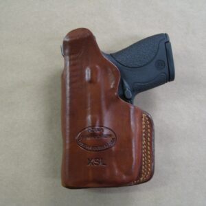 Taurus 709/740 Slim with Laser IWB Molded Leather Waistband Concealed Carry Holster CCW TAN RH