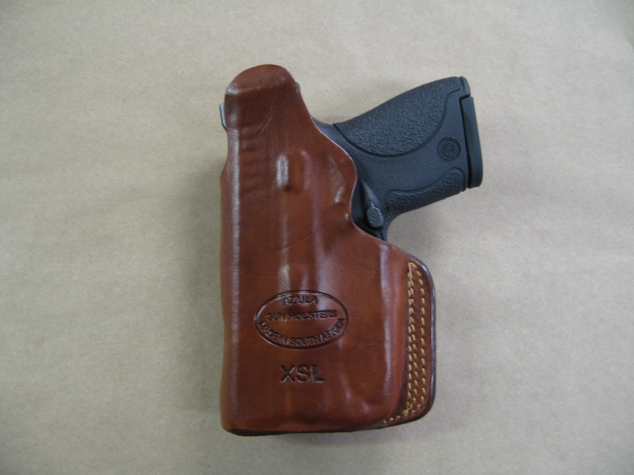 Taurus 709/740 Slim with Laser IWB Molded Leather Waistband Concealed Carry Holster CCW TAN RH