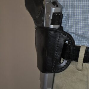 Black Leather Gun Holster for Beretta Cougar 8000 Series