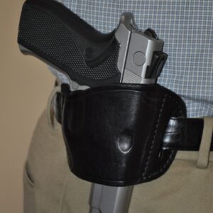 Black Leather Gun Holster for Beretta Cougar 8000 Series