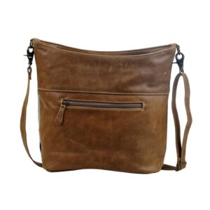 Myra Bag Snooze Leather & Cowhide Bag Upcycled Cowhide & Leather S-2846