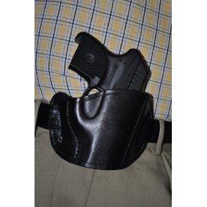 Pro-Tech Outdoors Black Leather Belt Side Holster for Kel-Tec P32 and P-3AT