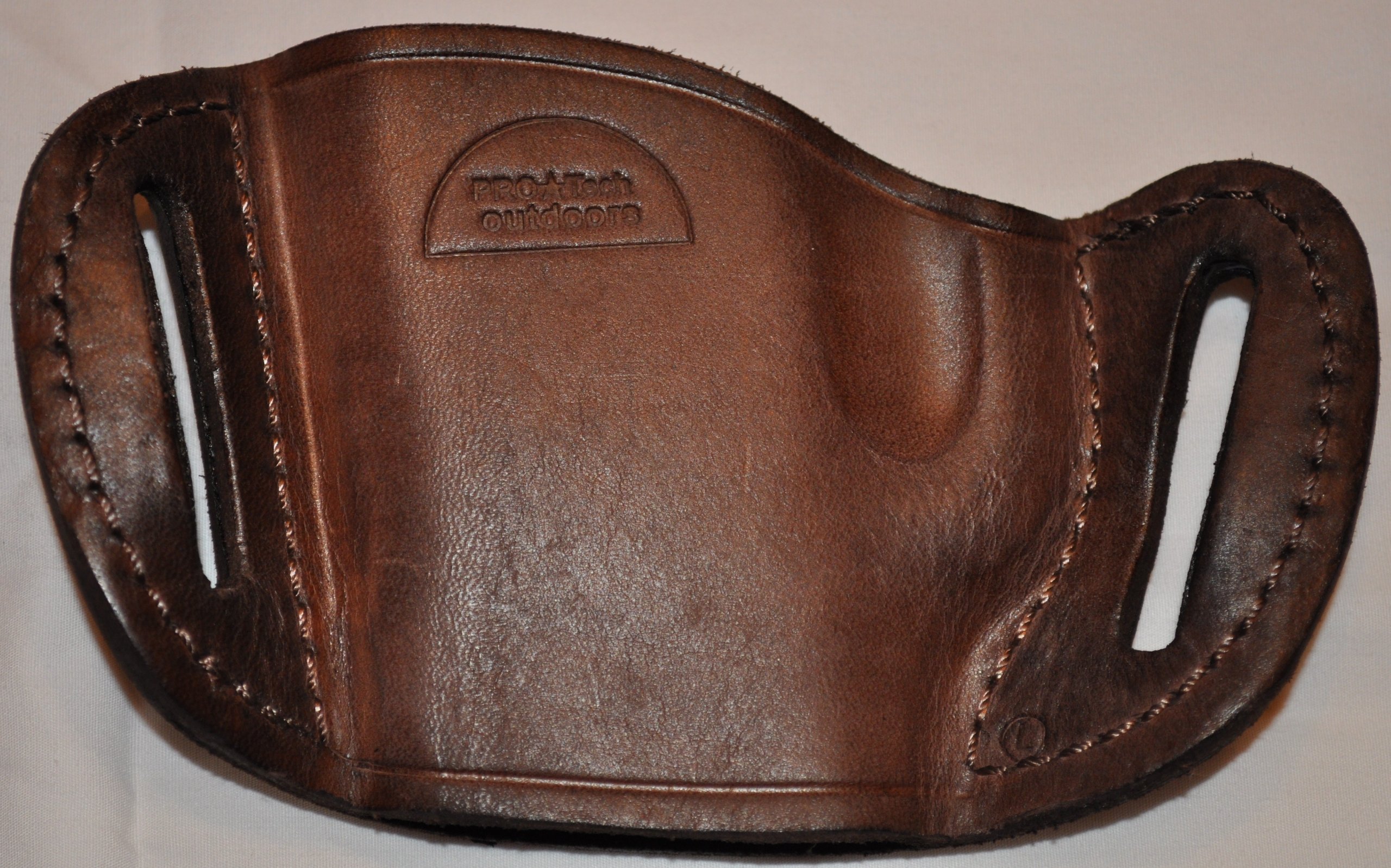 Brown Leather Belt Slide Gun Holster for Ruger P94, P95, SR9, 22/45