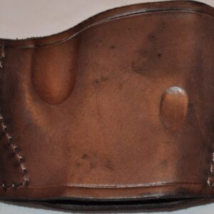 Brown Leather Belt Slide Gun Holster for Ruger P94, P95, SR9, 22/45