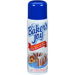 baker's joy the original no-stick baking spray with flour 5 oz. can